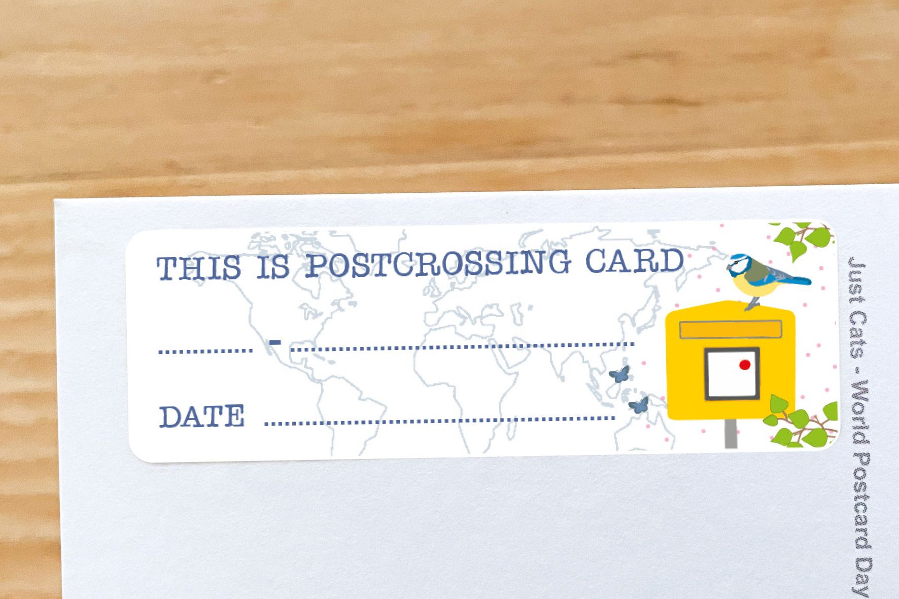 Postcards, Rubberstamps, Stickers, Tapes and more